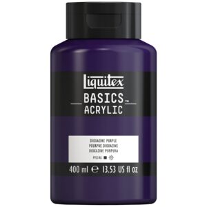 liquitex basics acrylic paint, 400ml (13.5-oz) bottle, dioxazine purple