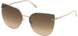 tom ford sunglasses ingrid-02 (tf-652 28f) - lenses