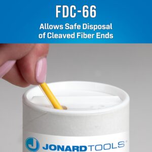 Jonard Tools FDC-66 Fiber Optic Scraps Disposal Can