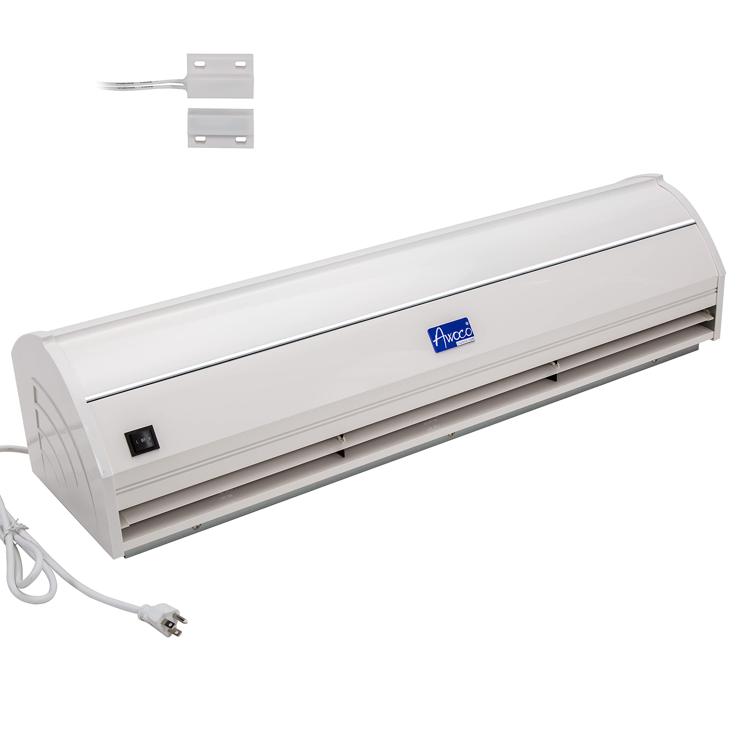 Awoco 48" Elegant 1 Speed 1200 CFM Indoor Air Curtain, 120V Unheated, ETL & UL Certified to Meet NSF 37 Food Service Standard