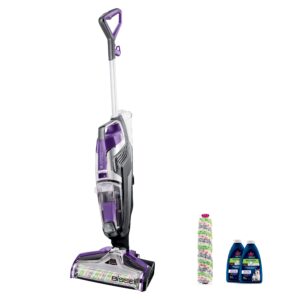 bissell crosswave pet pro all in one wet dry vacuum cleaner and mop for hard floors and area rugs, 2306a (renewed)