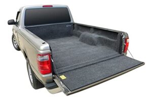 bedrug classic bed liner | 2019 - 2023 ford ranger double cab 5' bed (brzsprayon is required if installing over spray-in liner), charcoal grey | brr19dck