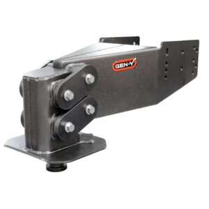 gen-y hitch gh-8060 executive torsion-flex king pin fifth wheel box, 3.5k - 5.5k pin weight, 30k towing - check fitment chart