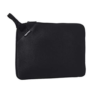 amazon basics 11.6" executive laptop sleeve case (with handle) - black