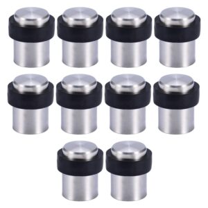 door stopper stainless steel cylindrical floor door stop 1.8" pack of 10