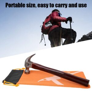 Tent Hammer Bag Outdoor Tent Accessories Storage Bag Pack Tent Pegs Nails Hammer Tool Pouch (Blue)