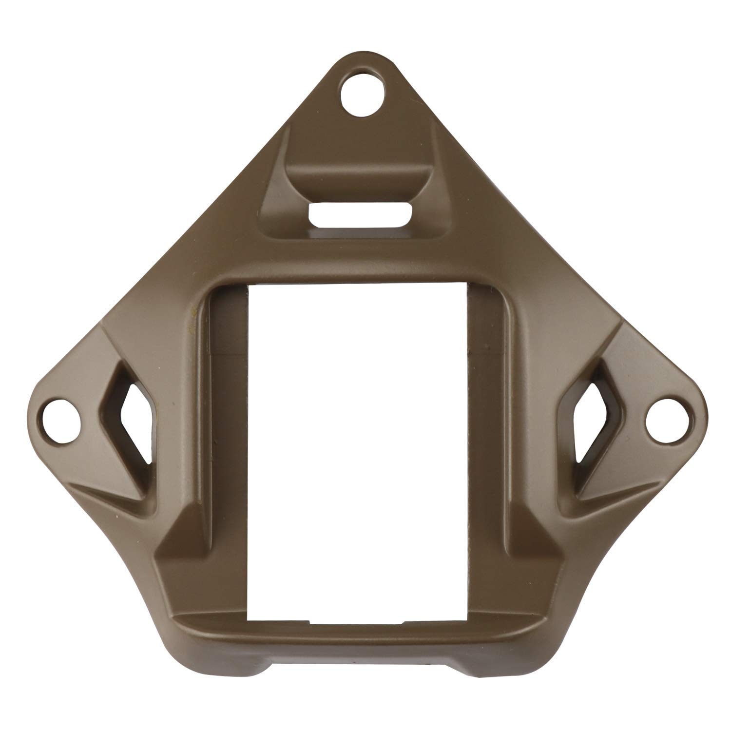 Tactical Helmet NVG Mount Shroud Steel Sports Camera Bracket Base for ACH MICH OPS-Core Fast Helmet (Tan)