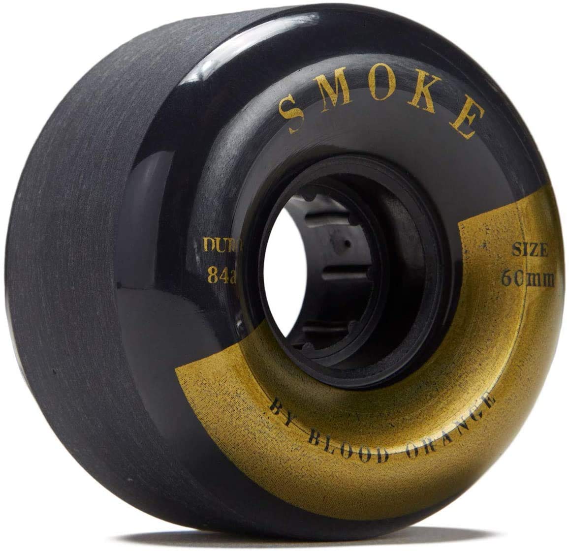 Blood Orange Smoke Black/Gold Skateboard Wheels - 60mm 82a (Set of 4)