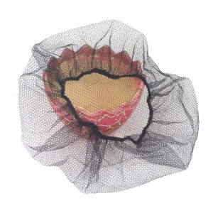 QIAN SOU Qiansou Disposable Hair Nets Durable Nylon Breathable Honeycomb Pack of 100 Black