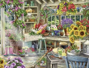 ravensburger gardener's paradise 2000-piece puzzle - designed for adults | unique softclick technology | glare-free image | unique puzzle piece shape | ideal gift for puzzle enthusiasts