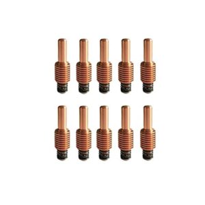 donwind 220842 plasma electrodes 10pk fit plasma consumable cutting torch 45xp/65/85/105