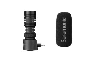 saramonic directional microphone with lightning connector for apple iphone & ipad (smartmic+di)