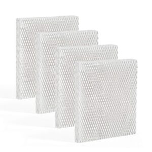 isingo humidifier wicking hft600 filter t for honeywell hev615 hev620 humidifier, compatible with honeywell hft600 humidifier filter t compare to part hft600t hft600pdq, (4 pack)