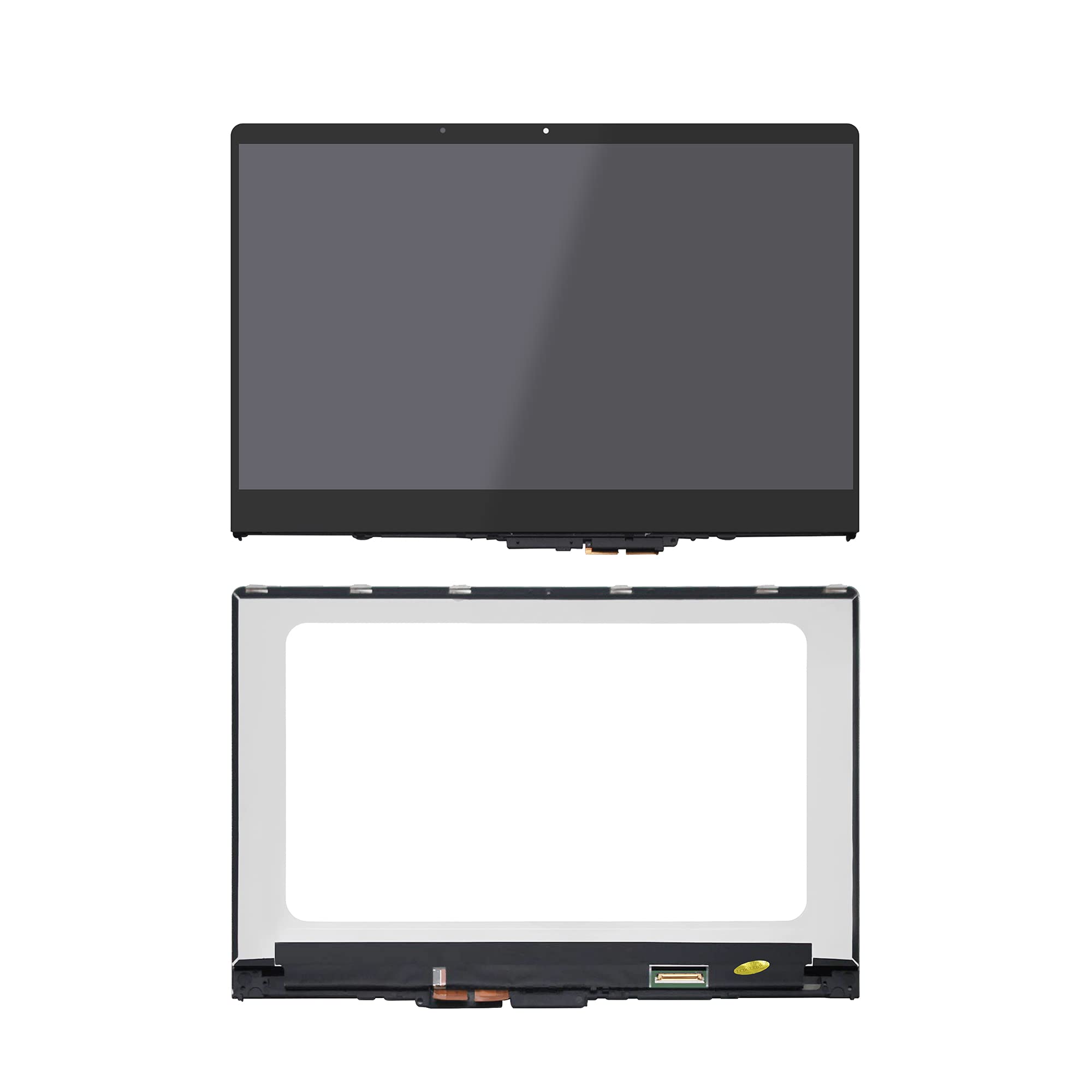 LCDOLED Replacement for Lenovo Yoga 710-15ISK 710-15IKB 80V5 80U0 15.6 inches FullHD 1080P IPS LCD Panel Touch Screen Digitizer Assembly with Bezel (ONLY for 30 Pins Connector)