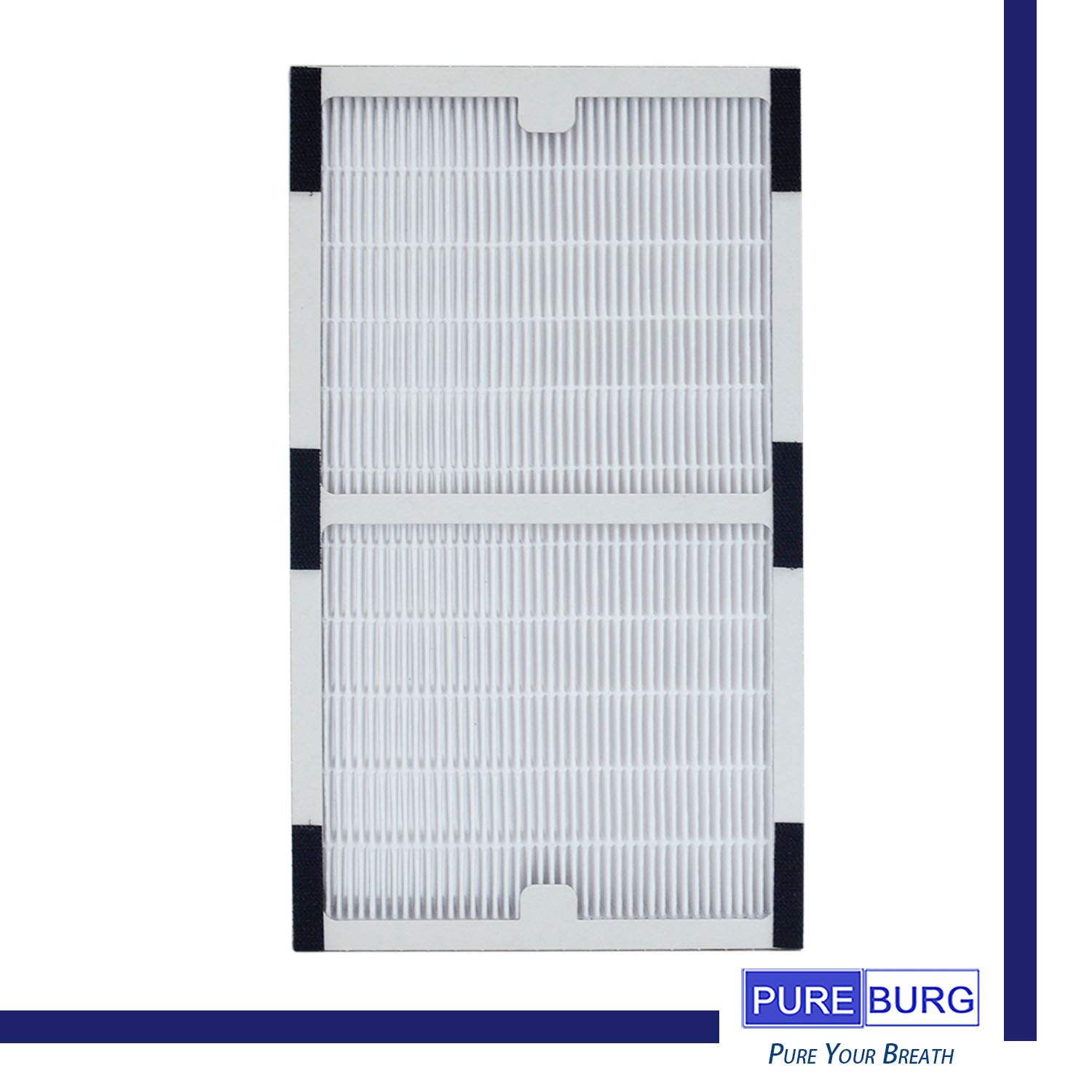 PUREBURG IAF-H-100C True HEPA Replacement Filter Compatible with Idylis IAF-H-100C IAP-10-200 IAP-10-280 Air Purifiers, H13 Activated Carbon Air Clean Dust VOCs Odor