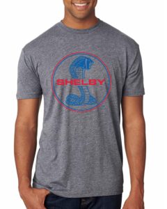 shelby cobra usa logo emblem cars and trucks mens premium tri blend t-shirt, premium heather, large