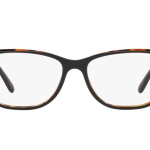 Coach HC6129 Prescription Eyewear Frames, Black Tortoise Laminate/Demo Lens, 54 mm