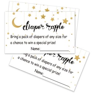 100 diaper raffle tickets for girl or boy baby shower invitations,baby shower game, bring a pack of diapers to win favors