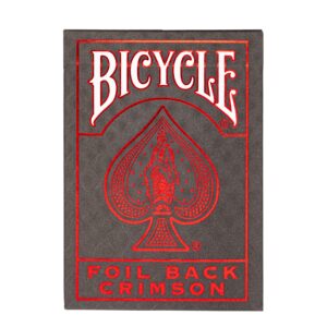 bicycle metalluxe red playing cards