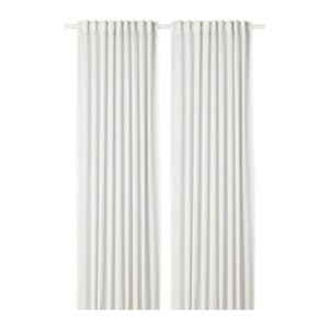 ikea hilja curtains 1 pair white 504.308.18 size 57x98