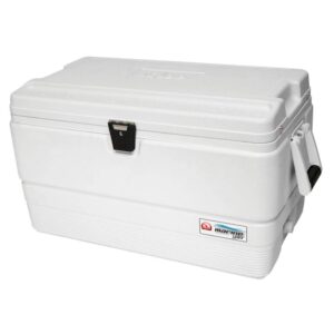 chest cooler, marine, 54 qt, white