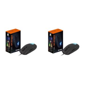 gigabyte aorus m2 accurate 6200 dpi optical engine, lightweight esports-grade, ambidextrous design, rgb fusion 2.0 mouse gm-aorus m2,black