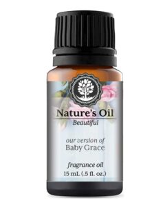 baby grace fragrance oil (15ml) for perfume, diffusers, soap making, candles, lotion, home scents, linen spray, bath bombs, slime