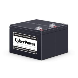 cyberpower rb1290x2 ups replacement battery cartridge, maintenance-free, user installable, 12v/9ah