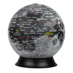 Replogle Globes National Geographic Illuminated Moon Globe, 12"