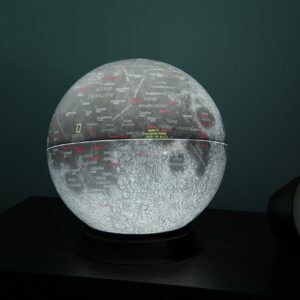 Replogle Globes National Geographic Illuminated Moon Globe, 12"