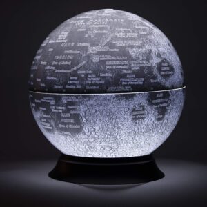 Replogle Globes National Geographic Illuminated Moon Globe, 12"