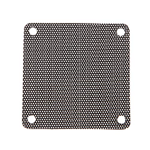 Tebatu PVC Fan Dust Filter PC Dustproof Case Cuttable Computer Mesh Cover 60mm Mesh Black