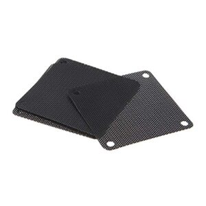 Tebatu PVC Fan Dust Filter PC Dustproof Case Cuttable Computer Mesh Cover 60mm Mesh Black