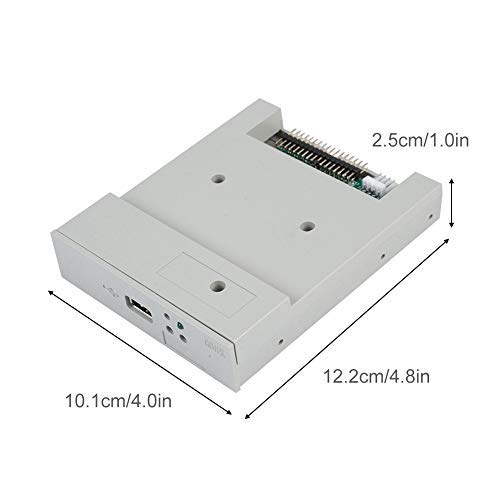 USB Floppy Disk, Vbestlife Portable 5V DC 3.5 Inch 1.44 MB SDD External Floppy Drive Emulator Converter with 4-pin Power Plug and 34-pin Plug