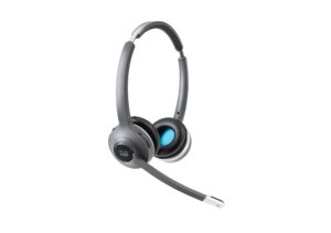 cisco headset 562, wireless dual on-ear dect headset with multi-source base for us & canada, charcoal, 1-year limited liability warranty (cp-hs-wl-562-m-us=)