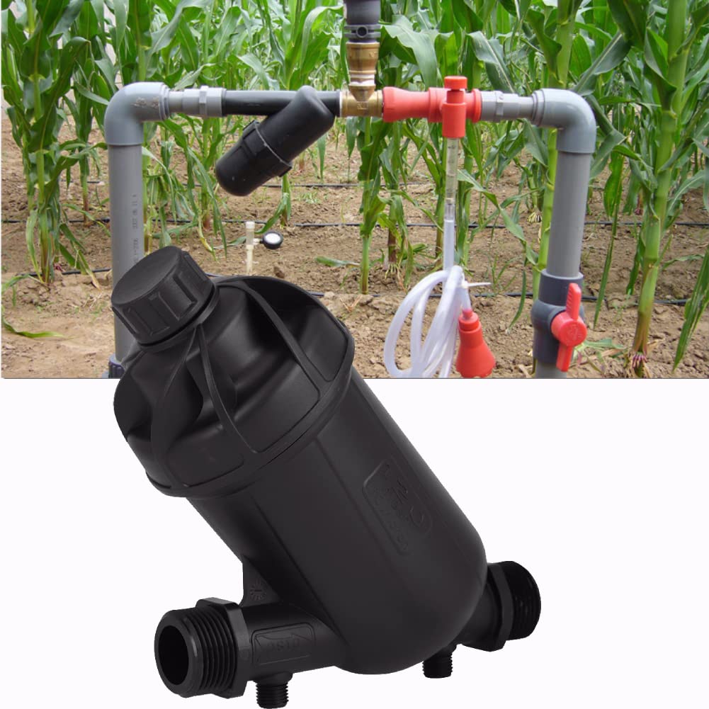 120 Mesh 130 Level Drip Irrigation Filter Strainer High Precision Drip Irrigation Disc Filter Lawn Water Sprinkler Irrigation System for Drip Irrigation Agriculture Garden Lawn Watering