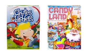 chutes & ladders game + candy land game � bundle of 2 games