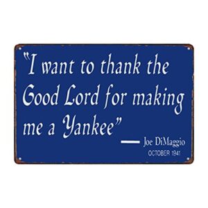 thanks for making me yankee metal tin sign bar cafe garage wall decor retro vintage 7.87 x 11.8 inch