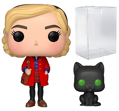 Funko POP The Chilling Adventures of Sabrina - Sabrina Spellman with Salem Pop! Vinyl Figure (Includes Compatible Pop Box Protector Case)