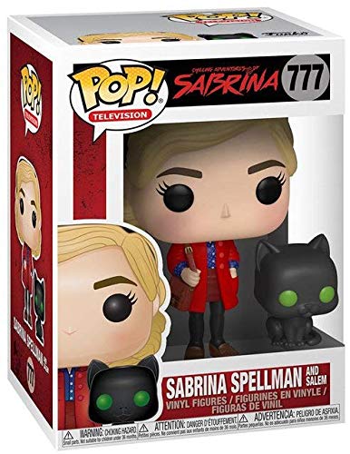 Funko POP The Chilling Adventures of Sabrina - Sabrina Spellman with Salem Pop! Vinyl Figure (Includes Compatible Pop Box Protector Case)