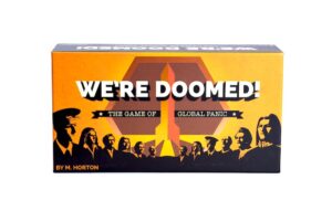 we're doomed! - apocalypse survival board game - cooperative strategy for 4-10 players - 15-minute race to escape - ideal for competitive game nights & group gatherings