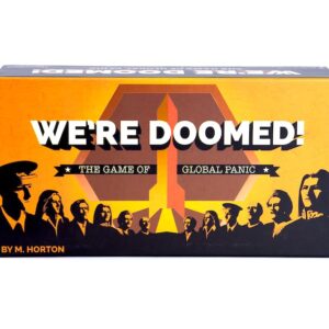 We're Doomed! - Apocalypse Survival Board Game - Cooperative Strategy for 4-10 Players - 15-Minute Race to Escape - Ideal for Competitive Game Nights & Group Gatherings