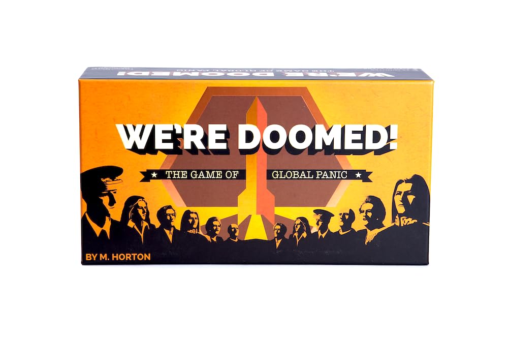 We're Doomed! - Apocalypse Survival Board Game - Cooperative Strategy for 4-10 Players - 15-Minute Race to Escape - Ideal for Competitive Game Nights & Group Gatherings