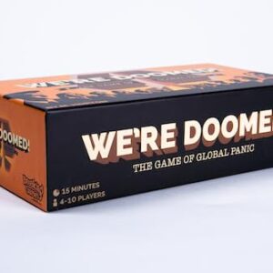 We're Doomed! - Apocalypse Survival Board Game - Cooperative Strategy for 4-10 Players - 15-Minute Race to Escape - Ideal for Competitive Game Nights & Group Gatherings