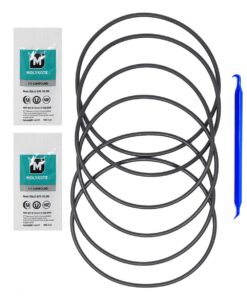 kinetic wares hhring fits gxwh40l, gnwh38s, gxwh30c, gxwh35f, gnwh38f (6 pack) with dow molykote 111 o-ring lubricant and scratch free o-ring pick tool