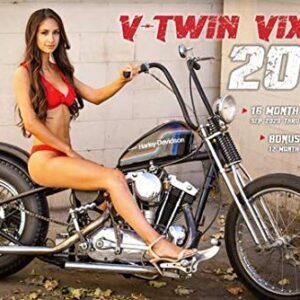 3-D BELLS 3-D Motorcycle Engine Deluxe Ride Bell with Free 2021 V-Twin Vixen Calendar