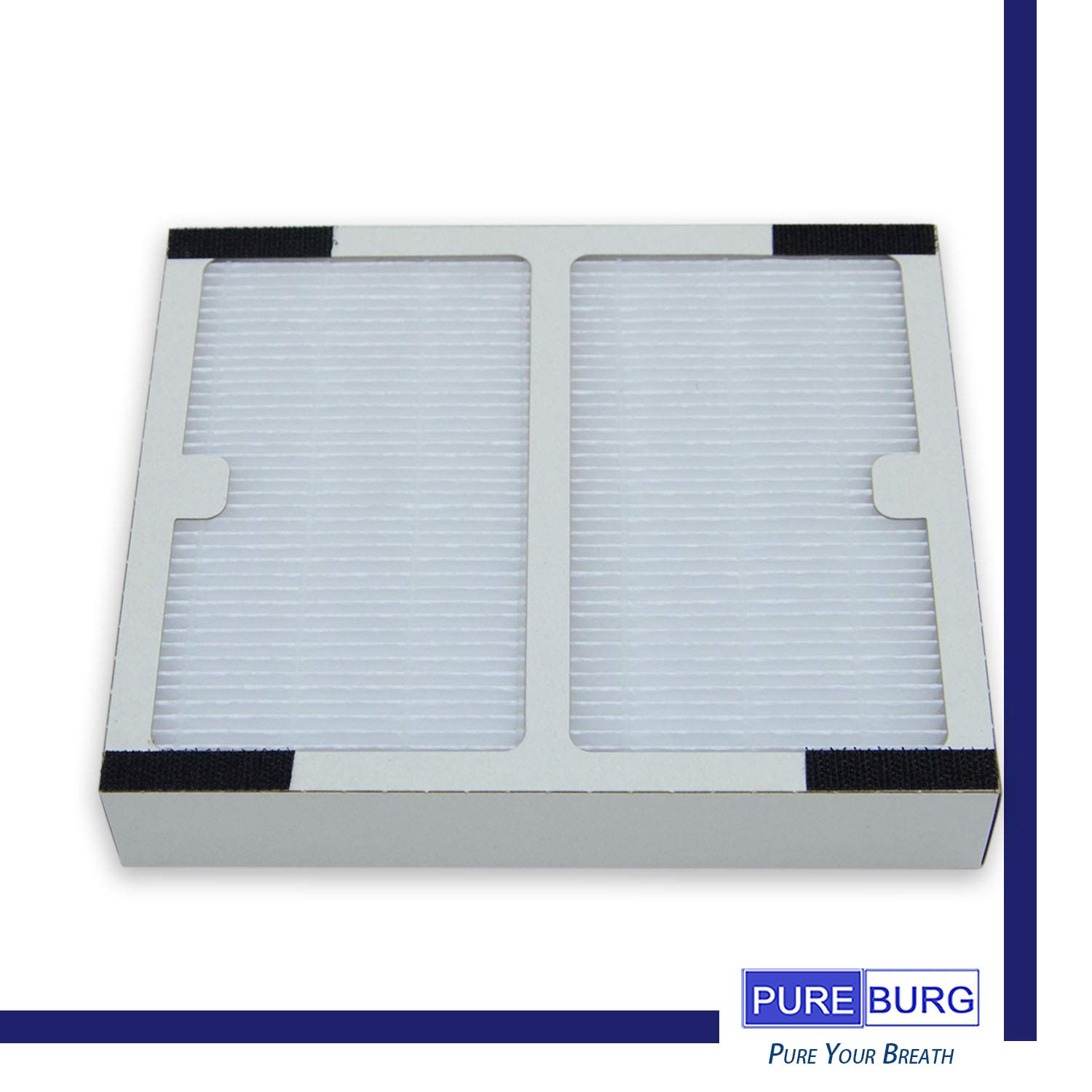 PUREBURG IAF-H-100B True HEPA Replacement Filter Kit 1+2 Compatible with Idylis IAF-H-100B, IAP-10-050,IAP-10-125, IAP-10-150, AC-2125, AC-2126, AC-40-140 Air Purifiers