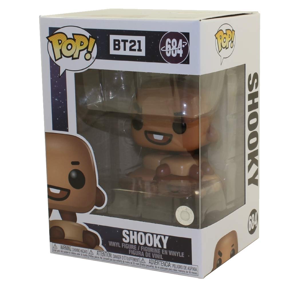 Funko 40239 POP Vinyl Animation: BT21-Shooky BT21 Shooky Collectible Figure, Multicolour, Multicolor, Basic