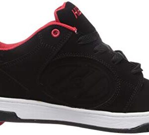 Heelys Men's Voyager Tennis Shoe, Black/Red, 10 M US