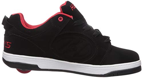 Heelys Men's Voyager Tennis Shoe, Black/Red, 10 M US